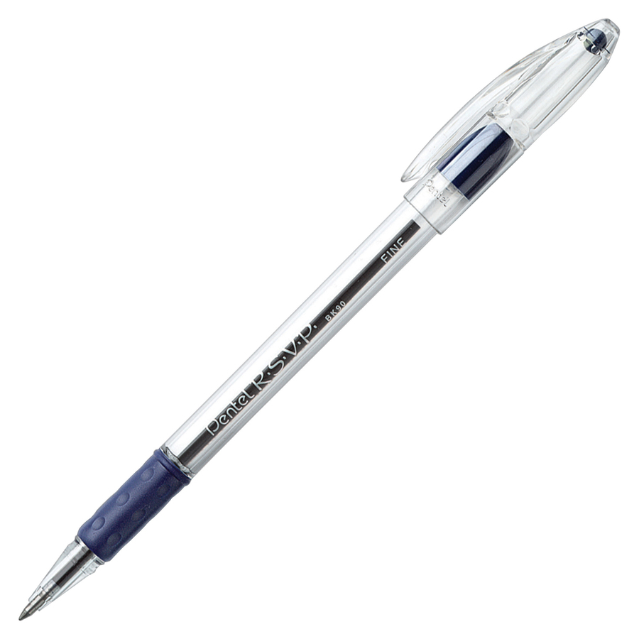 Stylo, Pointe fine, Bleu | Service Scolaire