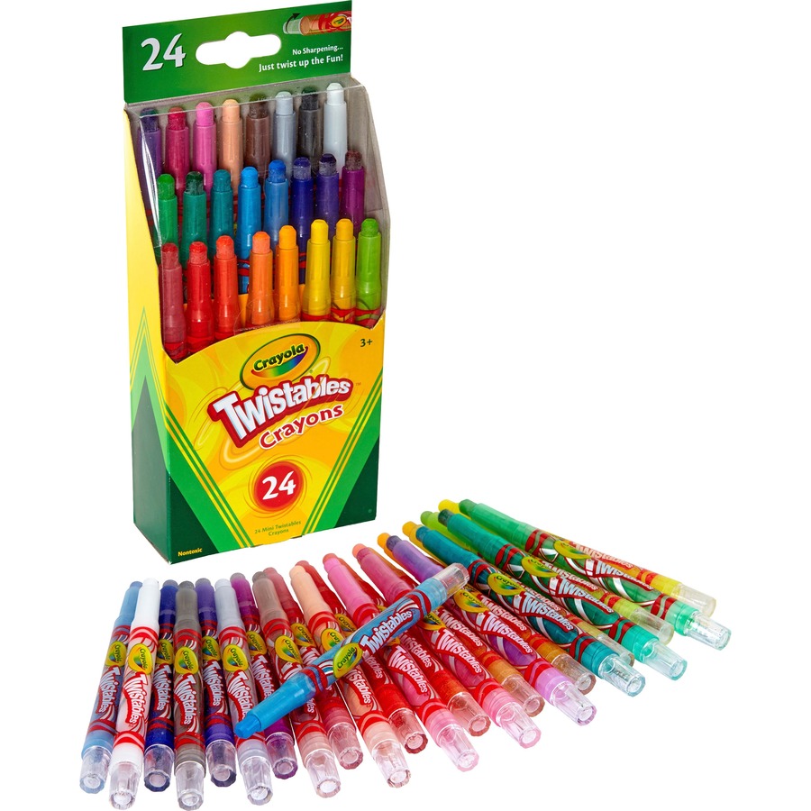 Crayola Twistable Mini Crayons (Box of 24) | Service Scolaire