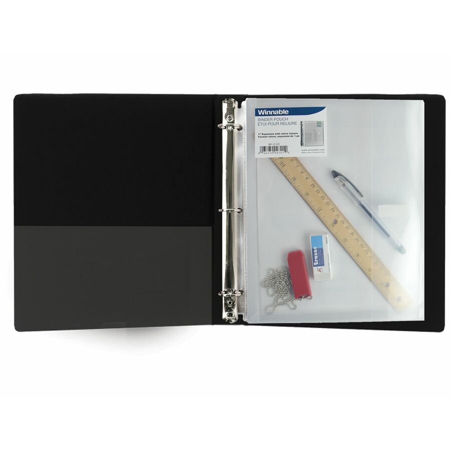 Plastic Envelope, 3 holes with Velcro | Service Scolaire